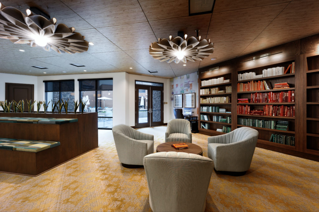 IL Library' - American Millwork and Cabinetry Inc.
