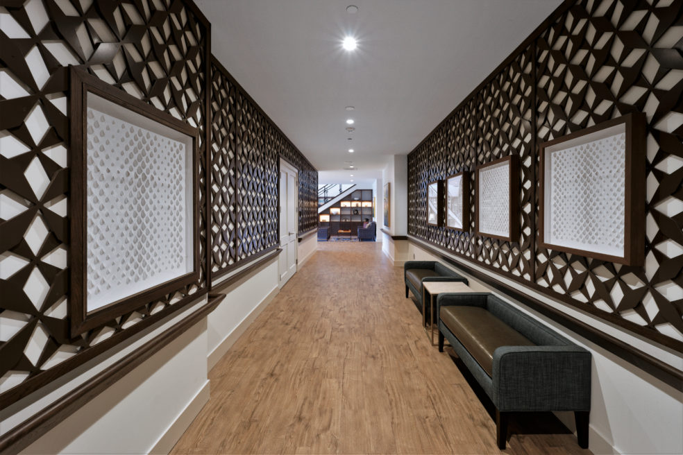 Paneled Corridor - American Millwork and Cabinetry Inc.